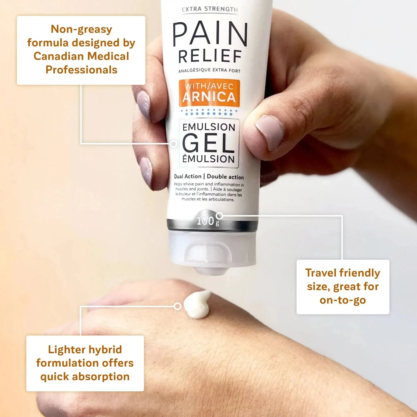 KaLaya Extra Strength Pain Relief Gel with Arnica (100 gr)